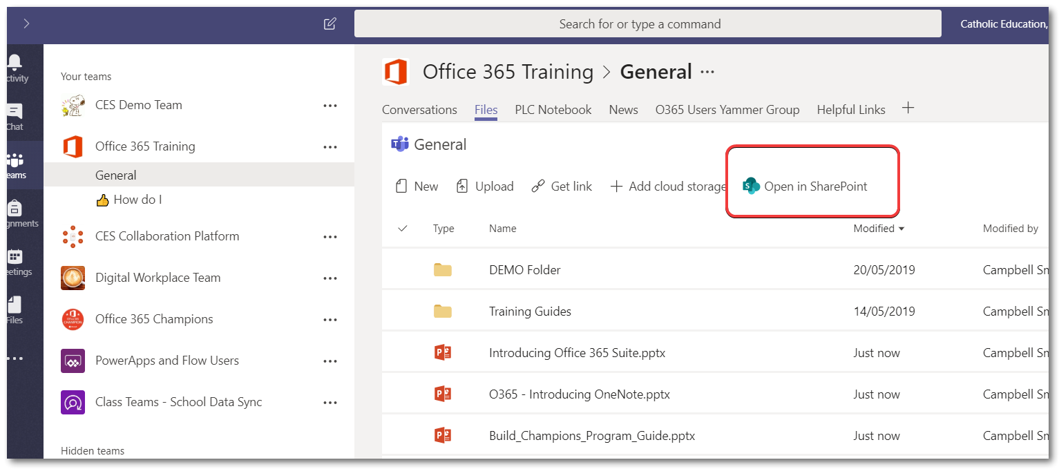 Microsoft Teams – How to Create a Read Only Folder in the Files Section ...