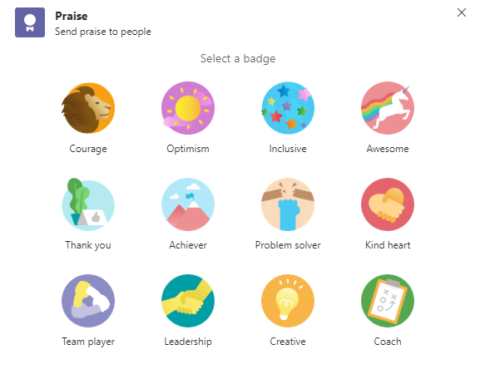 Teams – Give a colleague Praise | @cdsmythe