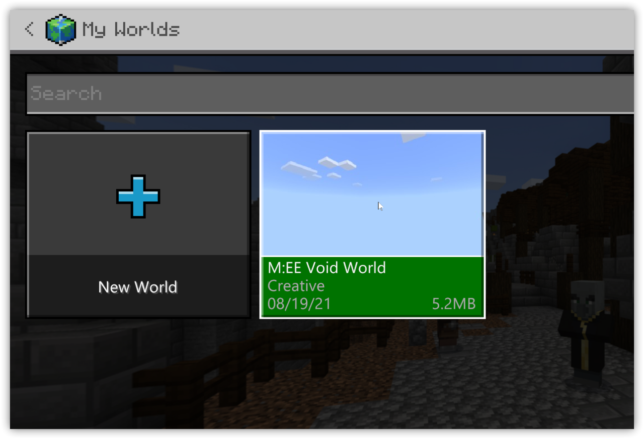 Minecraft: Education Edition – Void World | @cdsmythe